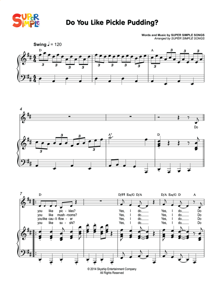 Do You Like Pickle Pudding? - Super Simple Songs
