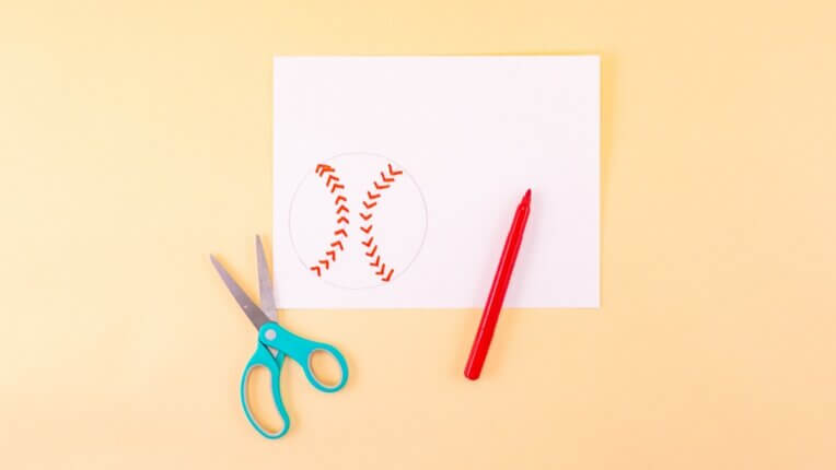 Baseball Name Plate - Super Simple