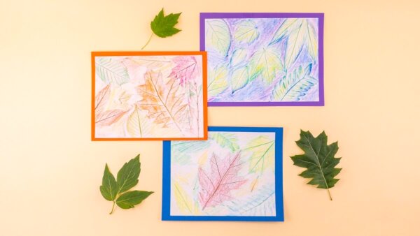 Leaf Rubbing Activity - Super Simple