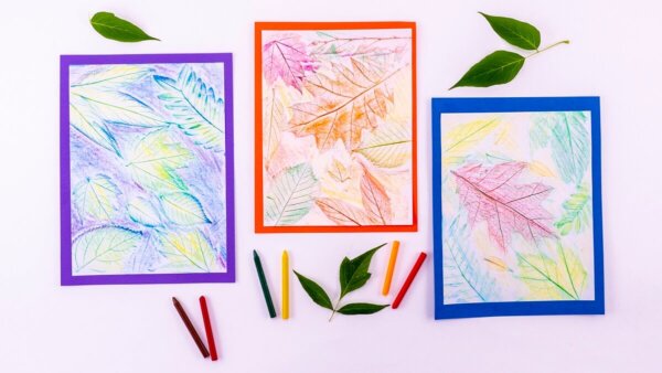 Leaf Rubbing Activity - Super Simple