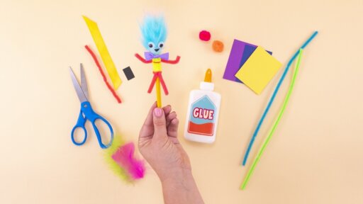 Pencil Puppets - Super Simple