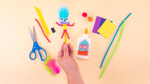 Pencil Puppets - Super Simple