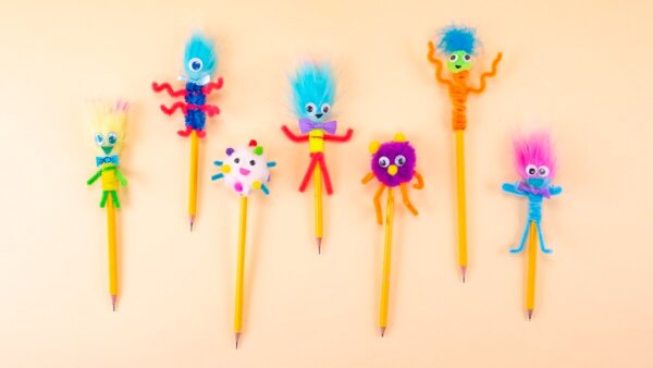 Pencil Puppets - Super Simple