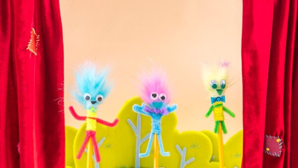Pencil Puppets - Super Simple