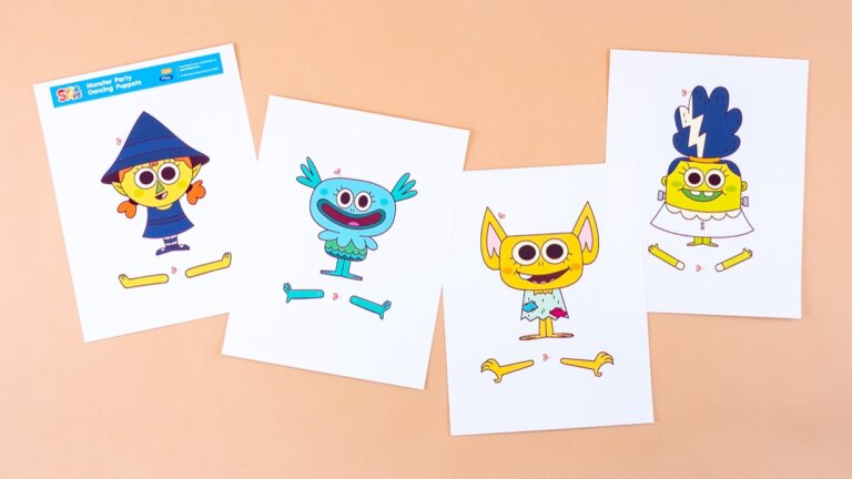 Monster Party Dancing Puppets - Super Simple