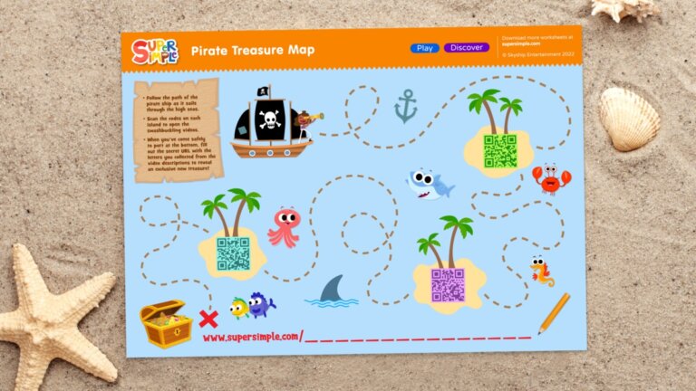 Pirate Treasure Map! - Super Simple