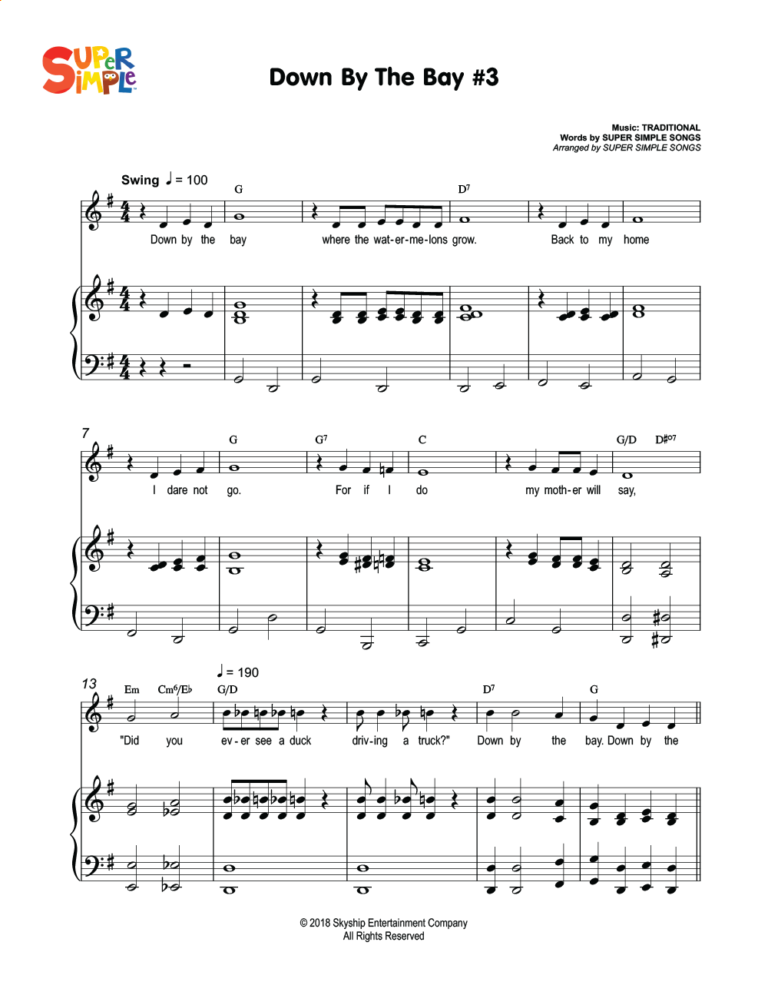 Down By The Bay #3 - Super Simple Songs