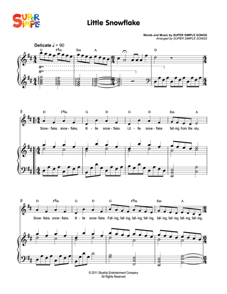 Little Snowflake - Super Simple Songs