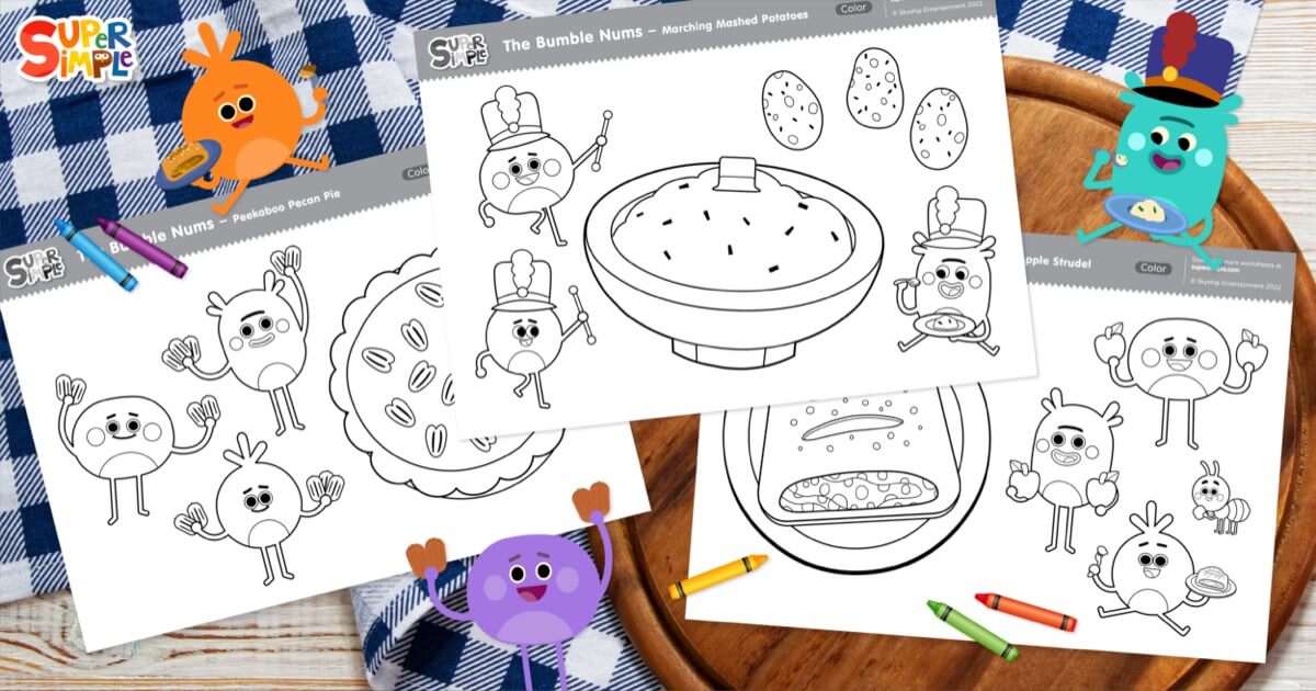 Celebrate Thanksgiving with The Bumble Nums - Super Simple