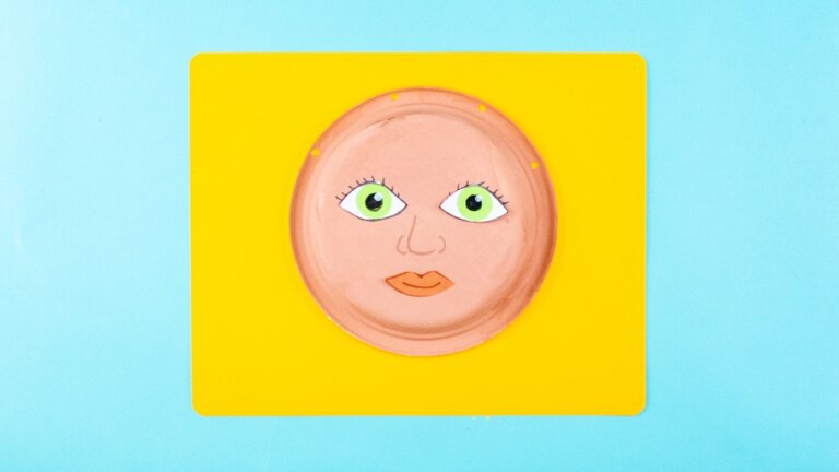 Paper Plate Portrait - Super Simple