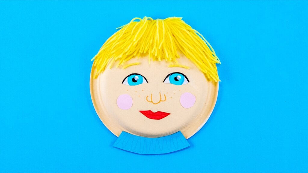 Paper Plate Portrait - Super Simple