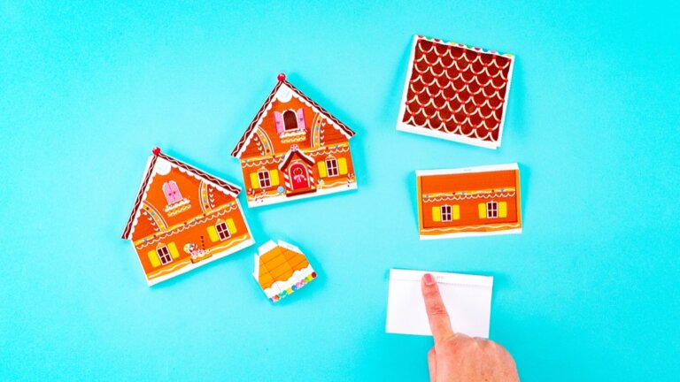 Gingerbread House Play Set Craft - Super Simple