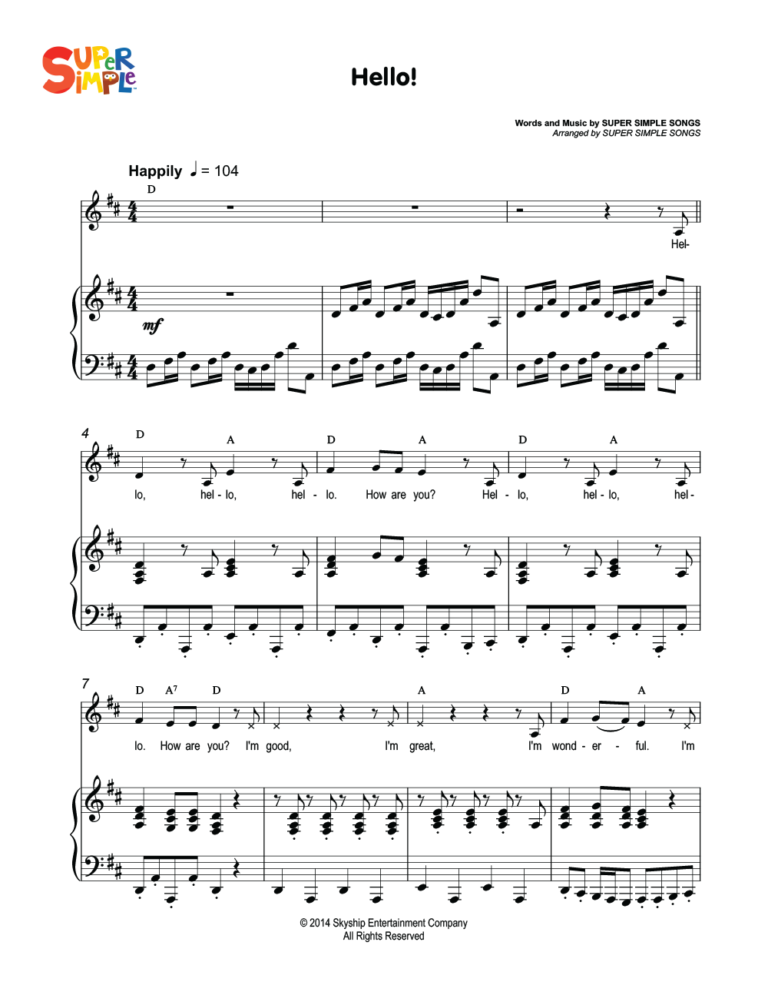 Hello! - Super Simple Songs