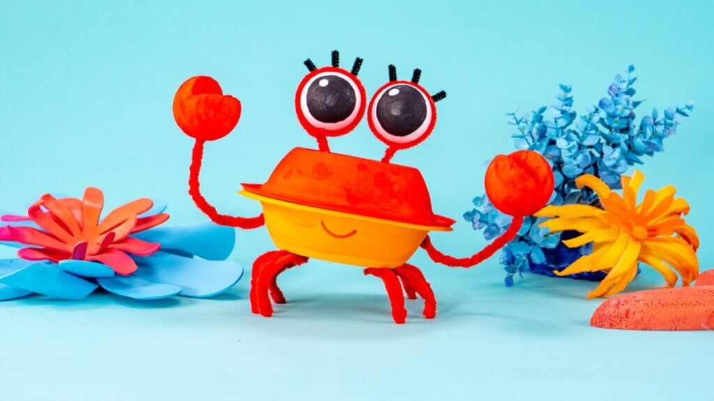 Chloe The Crab Craft - Super Simple