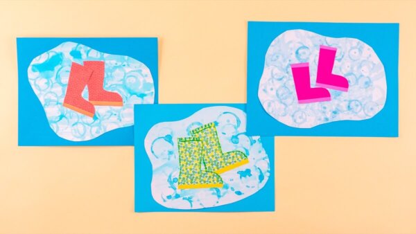 Rainy Day Puddle Craft - Super Simple