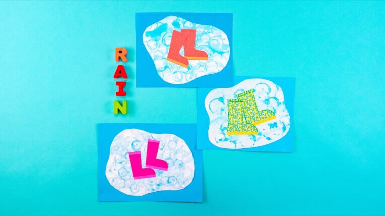 Rainy Day Puddle Craft - Super Simple