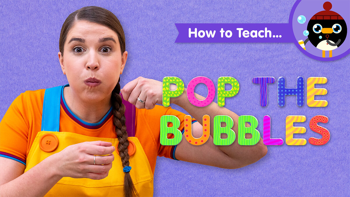 How To Teach Pop The Bubbles - Super Simple