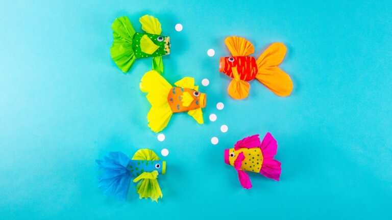 Paper Tube Fish Craft - Super Simple