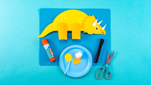 Super Simple Triceratops Dinosaur Craft - Super Simple