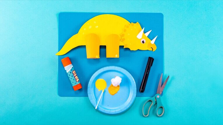 Super Simple Triceratops Dinosaur Craft - Super Simple