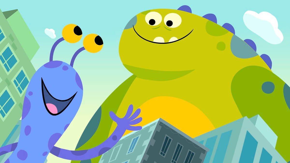 The Day The Big Monster Came To Play - Super Simple