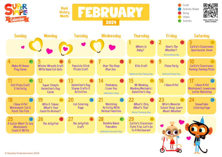 Super Simple Calendar - Super Simple