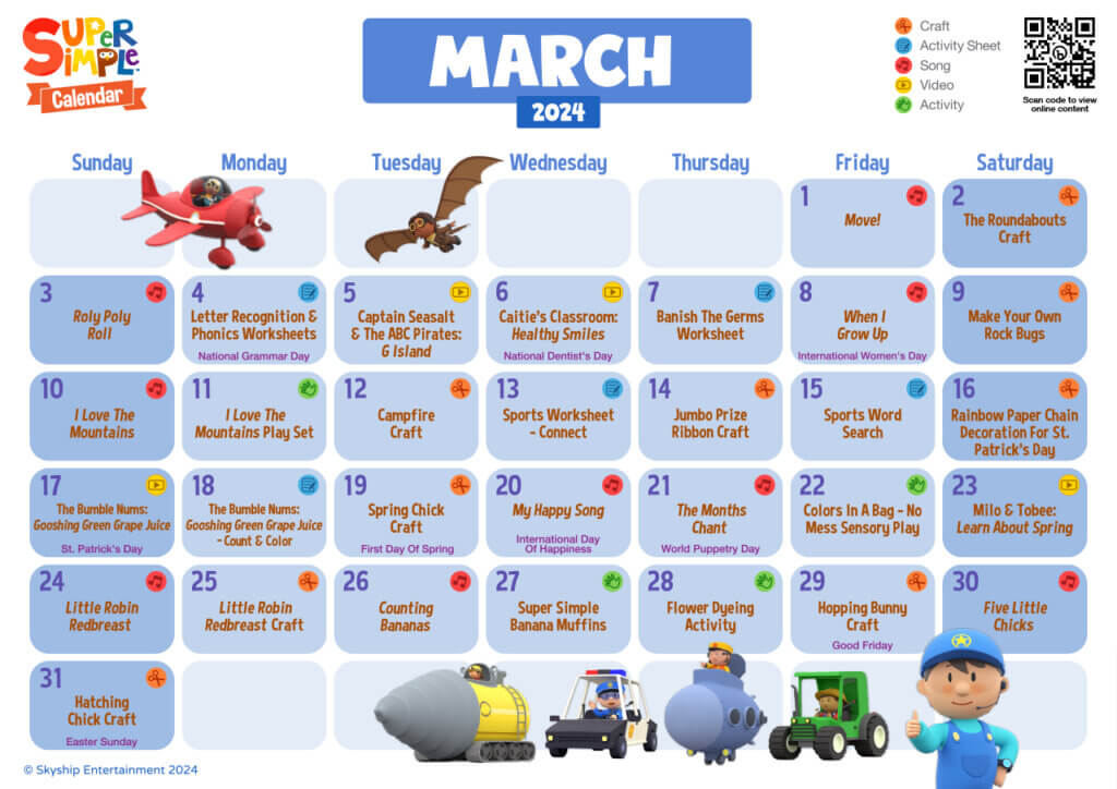 Super Simple Calendar - Super Simple