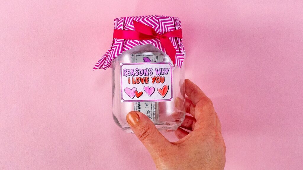 Reasons Why I Love You Jar for Valentine’s Day! - Super Simple