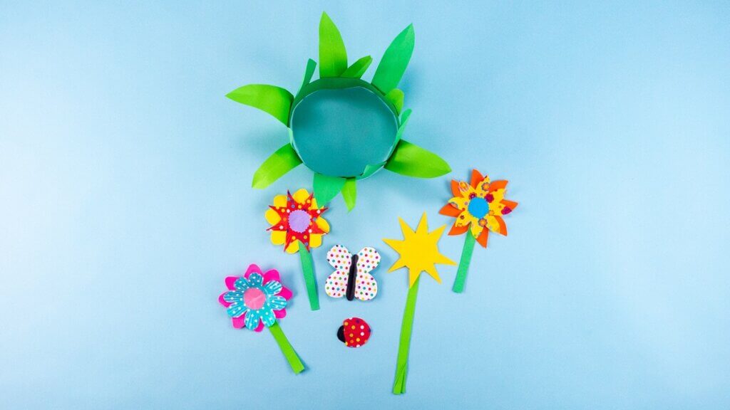 Spring Flower Crown Craft - Super Simple