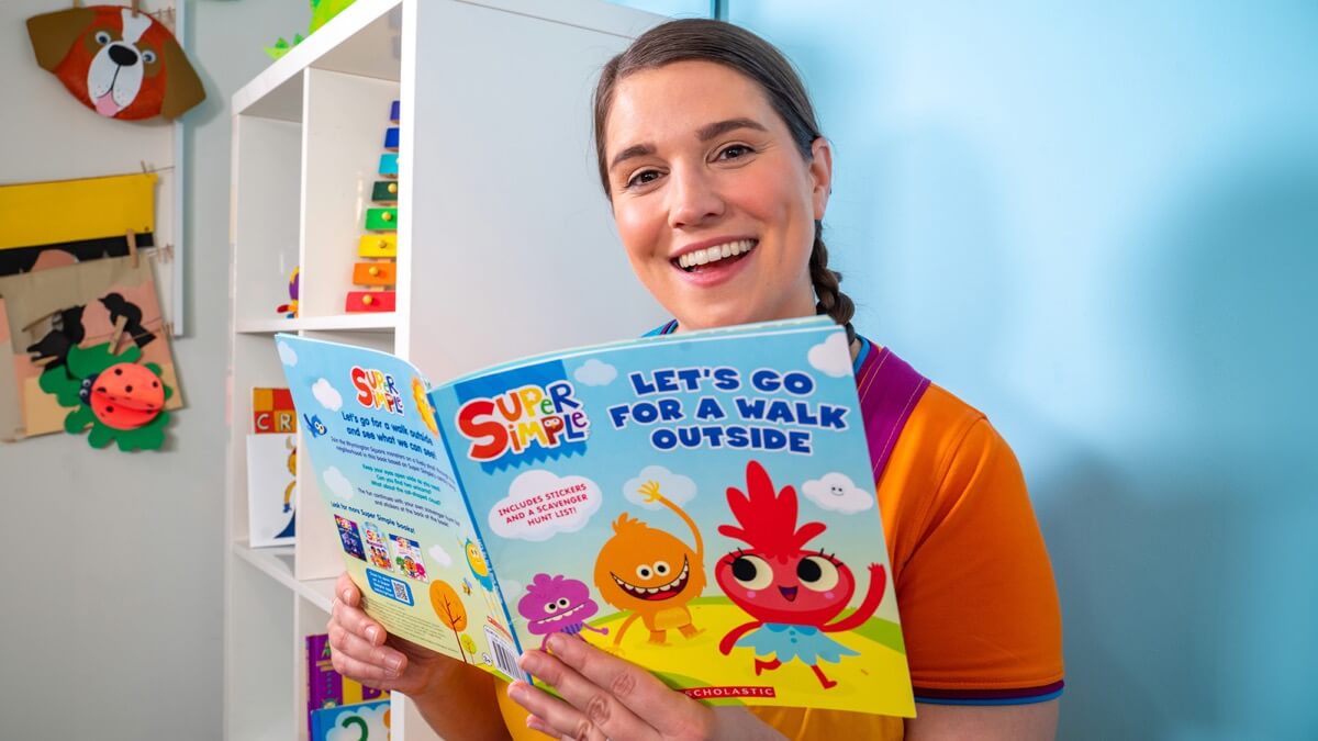 Let's Go For A Walk Outside Book! - Super Simple