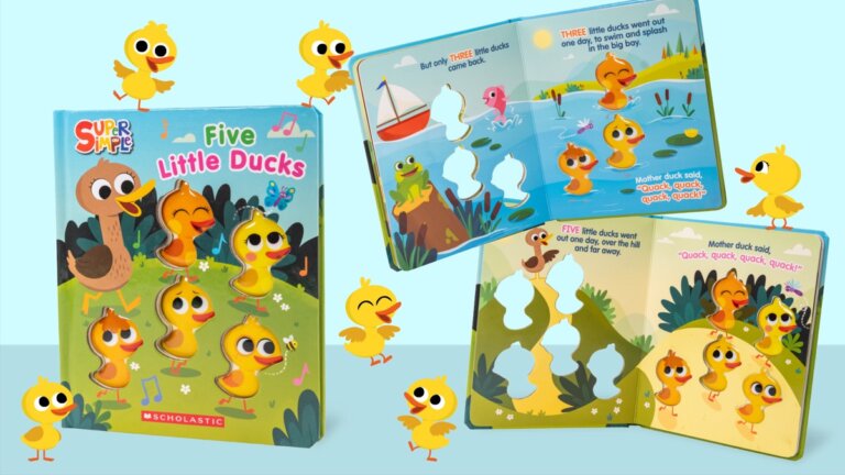 Five Little Ducks Book - Super Simple