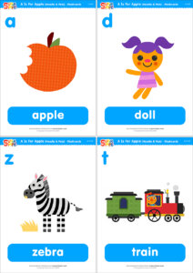 A Is For Apple Flashcards (Lowercase) - Super Simple