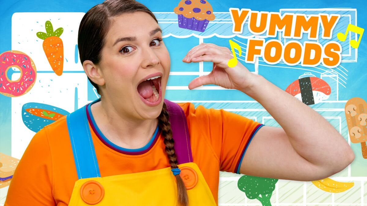 Yummy Foods! - Sing-Along Show - Super Simple
