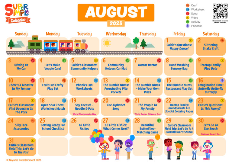 Super Simple Calendar - Super Simple