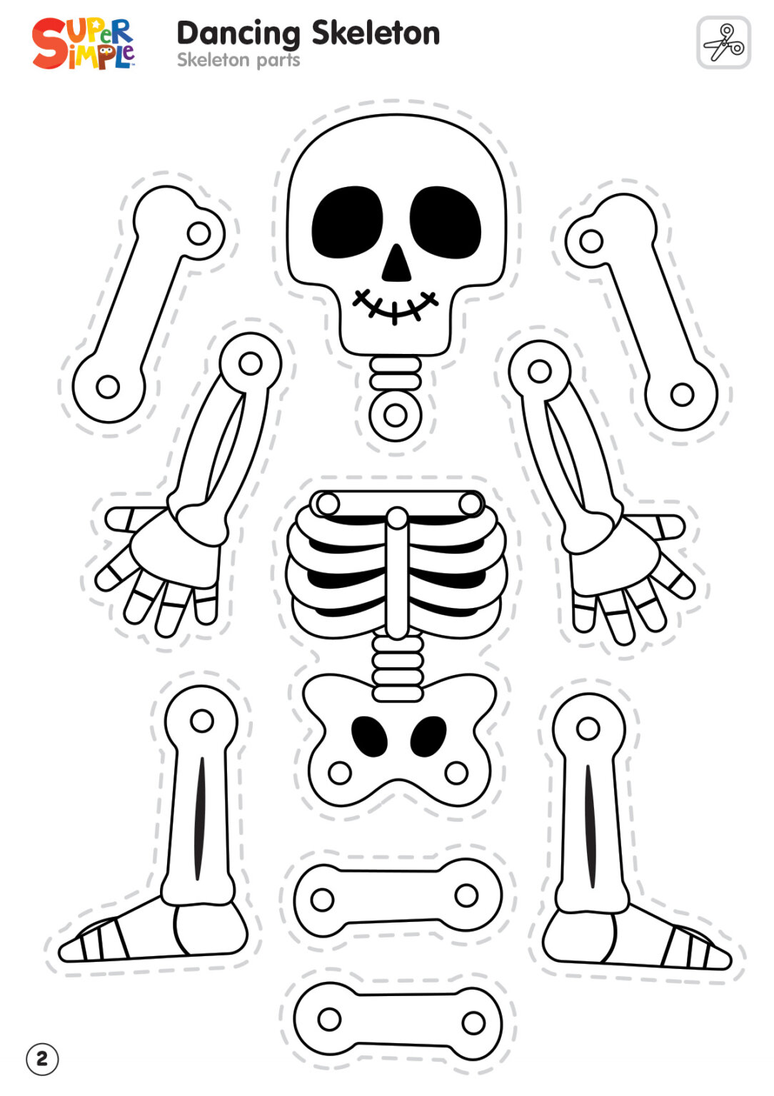 Dancing Skeleton - Super Simple