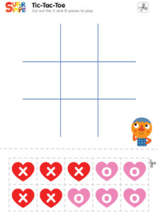 Valentine's Day Tic-Tac-Toe Game - Super Simple