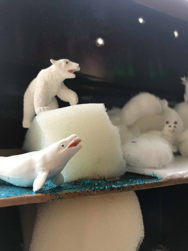 Arctic Habitat Diorama - Super Simple
