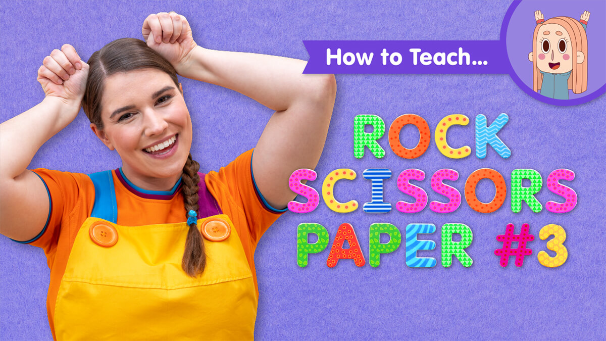 How To Teach Rock Scissors Paper #3 - Super Simple