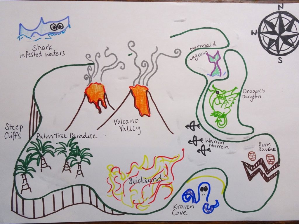 Invisible Ink Treasure Map - Super Simple