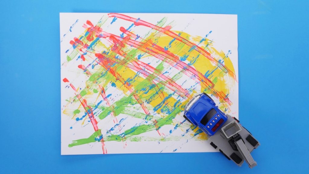 Car Tracks Craft - Super Simple