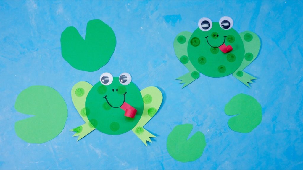 Jumping Frog Craft - Super Simple