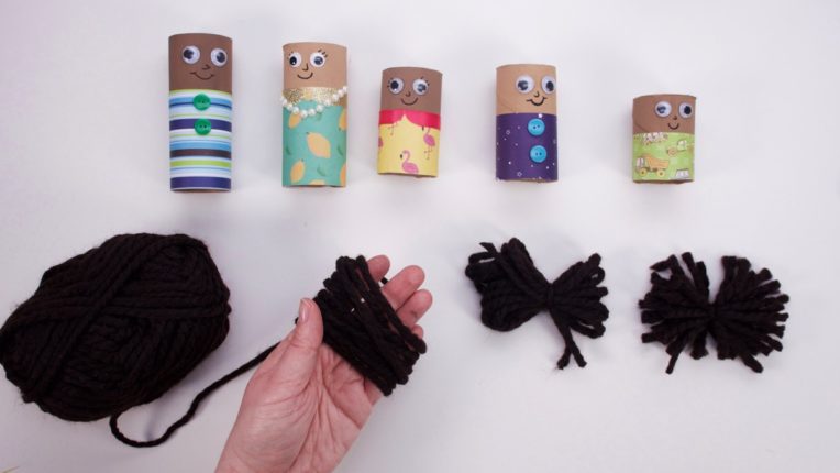 Cardboard Tube Family Craft - Super Simple