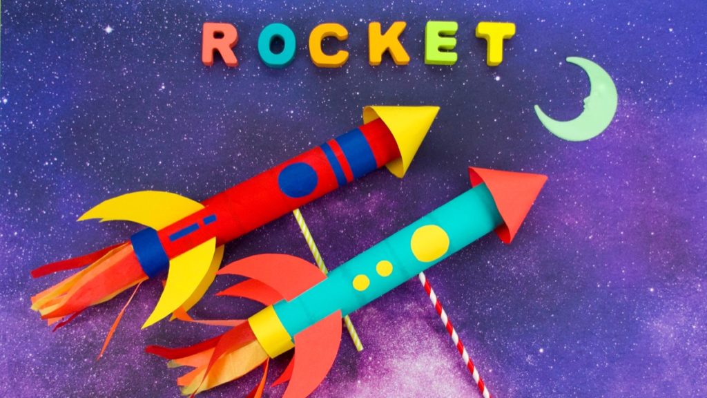 Flying Rocket Ship Craft - Super Simple