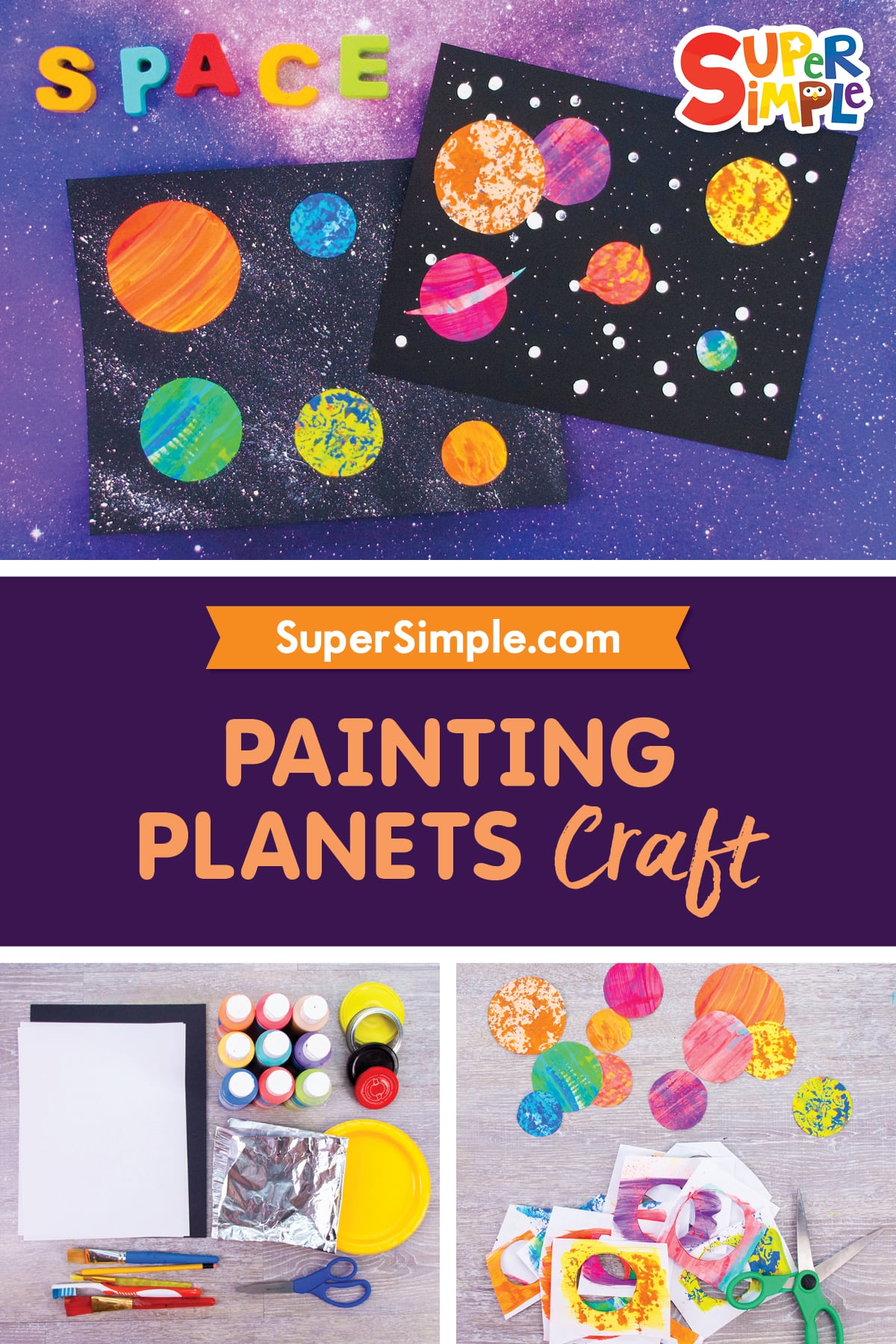 Painting Planets Craft - Super Simple