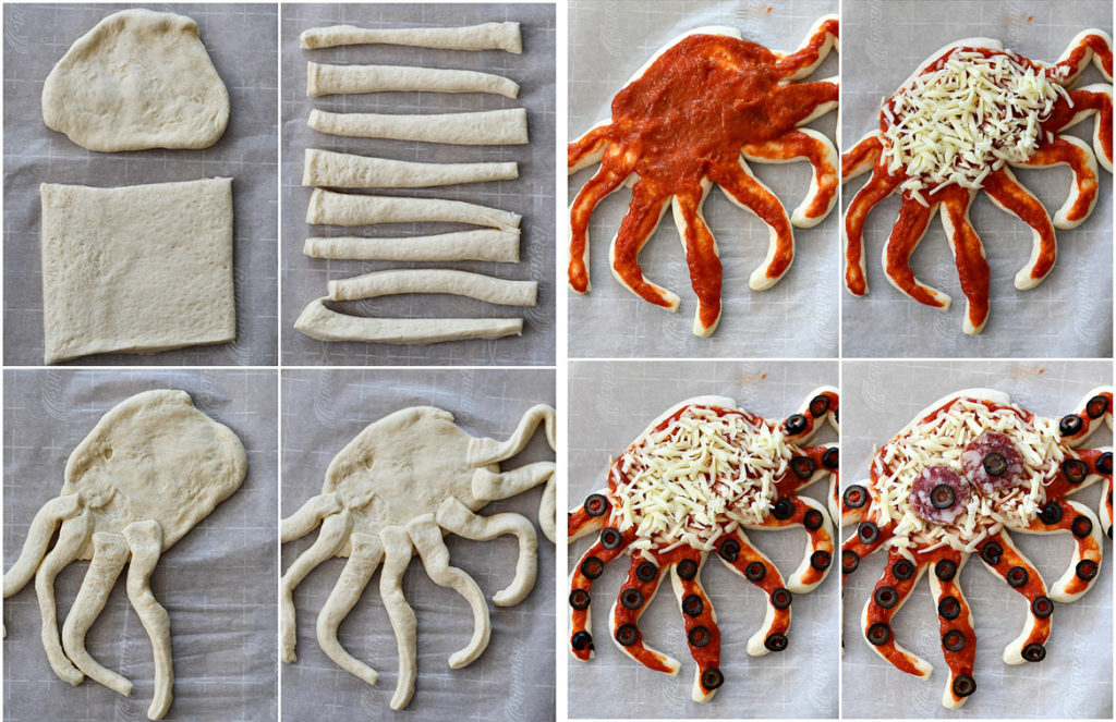 Octopus Pizza - Super Simple