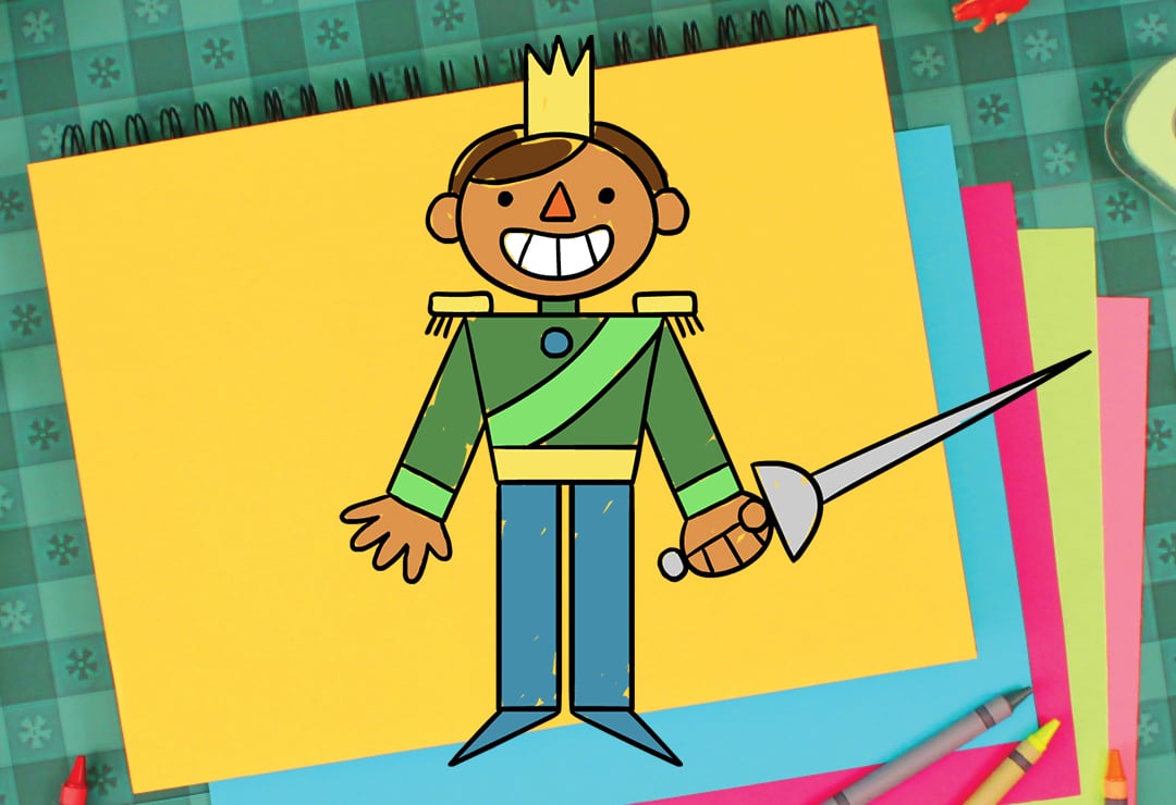 How To Draw A Prince - Super Simple