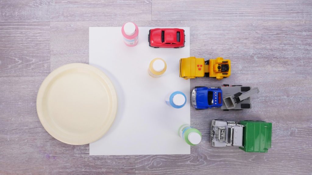 Car Tracks Craft - Super Simple