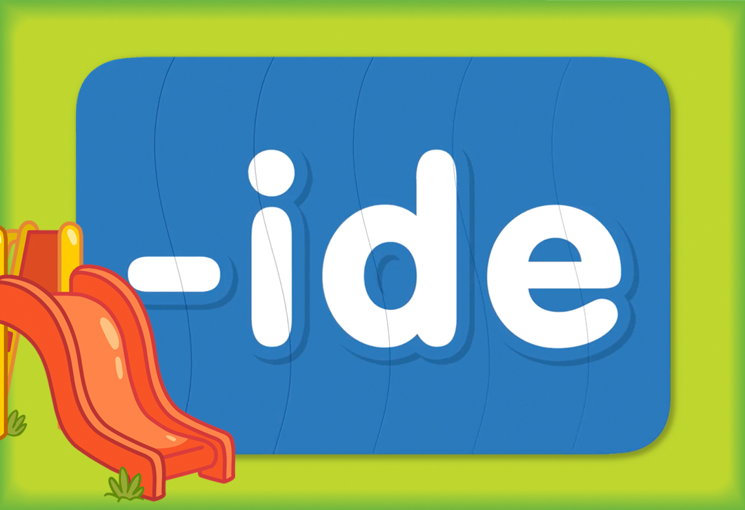 Turn & Learn – Word Family “ide” - Super Simple