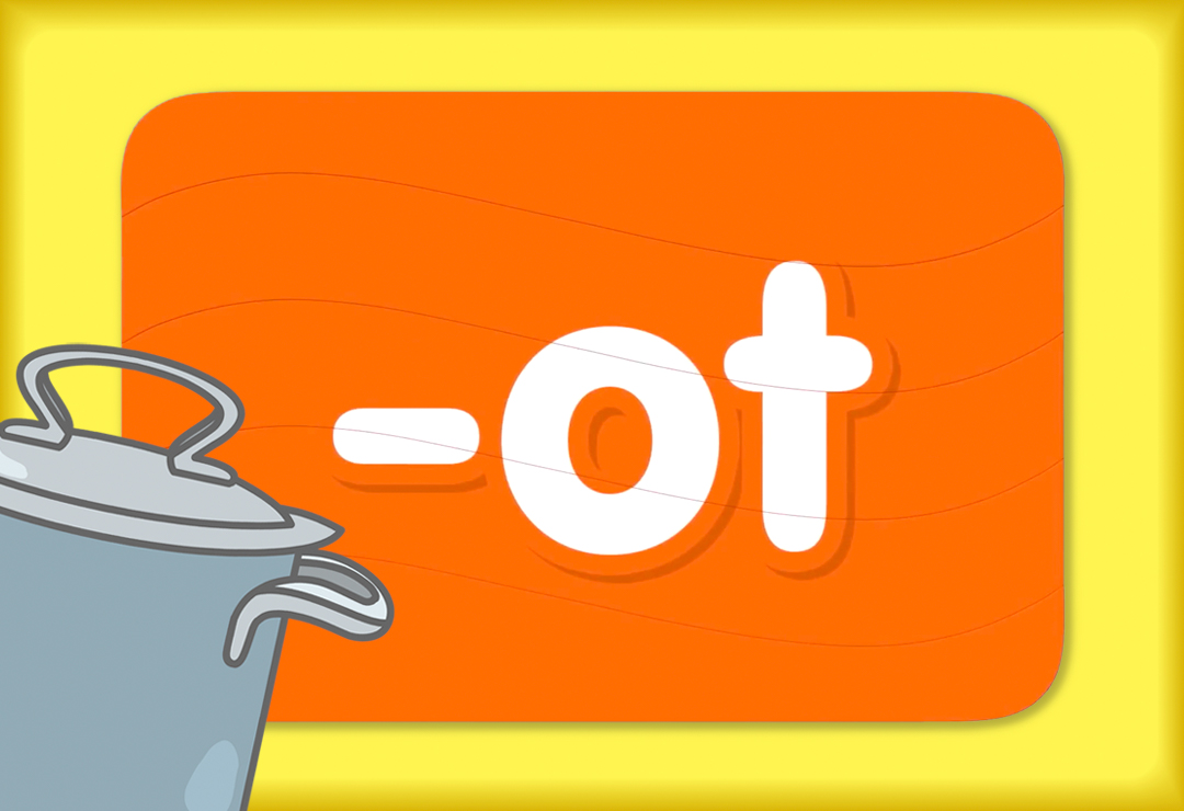 Turn & Learn – Word Family “ot” - Super Simple