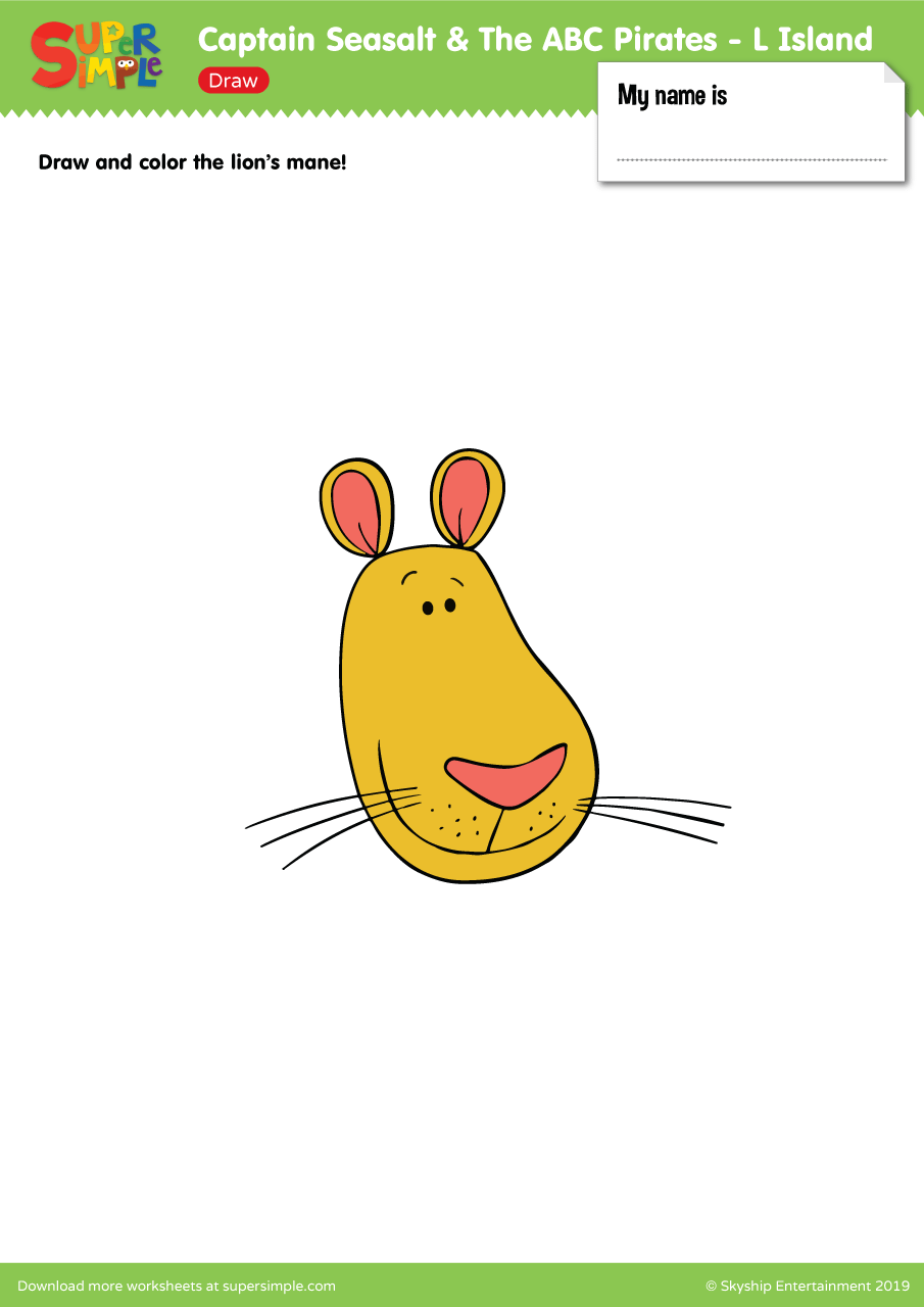 Captain Seasalt And The ABC Pirates "L" - Draw - Super Simple